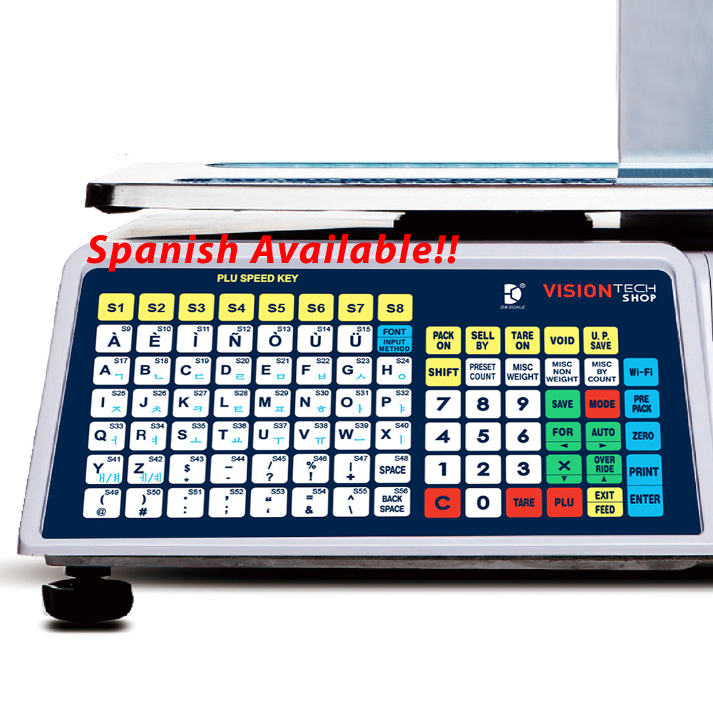 DLP-300 Label Printing Scale – VisionTechShop