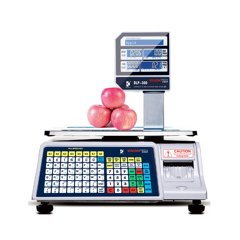 DLP-300 Label Printing Scale – VisionTechShop