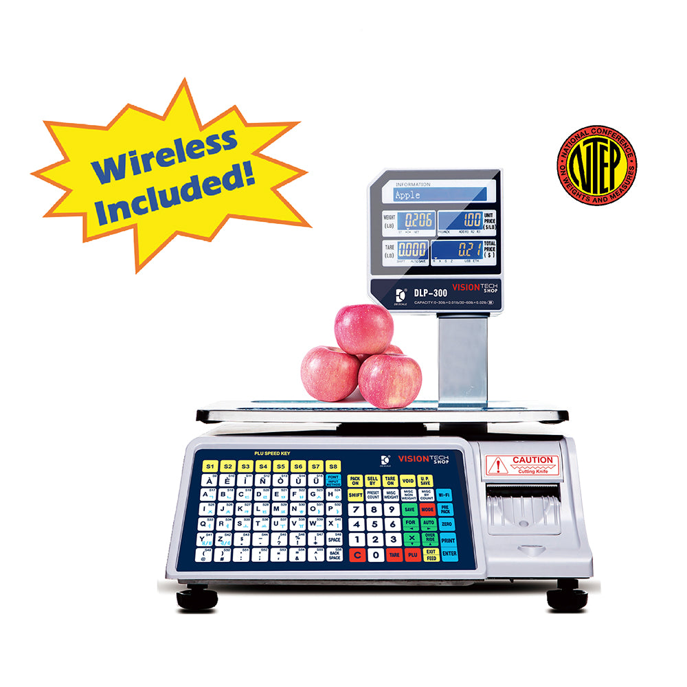 DLP-300 Label Printing Scale – VisionTechShop